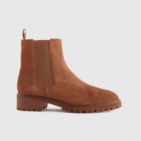 Quince | Shoes | New Quince Suede Chelsea Boots Cinnamon | Poshmark